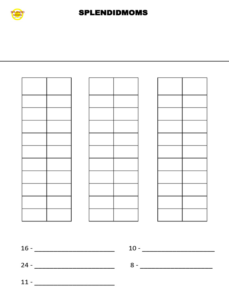 LKG Math Annual Question Paper | PDF