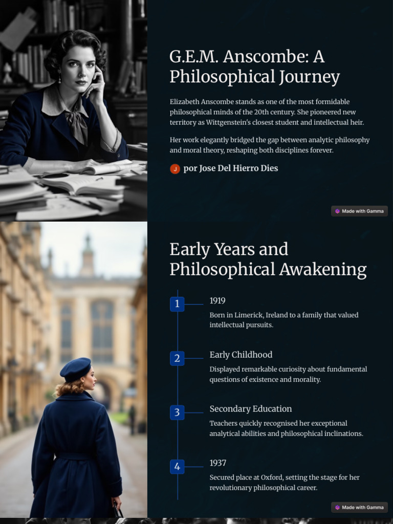 GEM Anscombe A Philosophical Journey | PDF