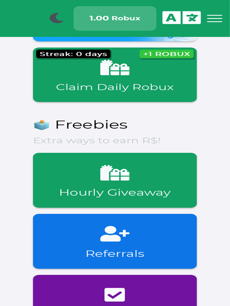 Daily Robux Earning Guide | PDF