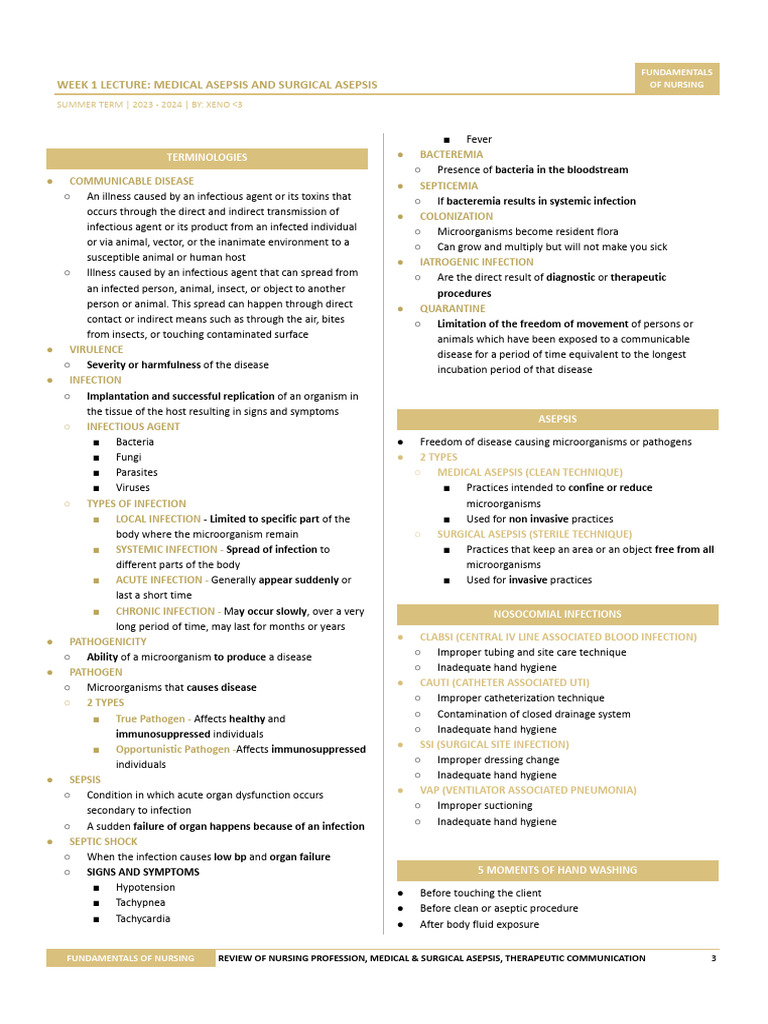 Medical and Surgical Asepsis | PDF | Surgery | Sterilization (Microbiology)