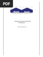 Roof Sheeting Installation Method Statement | PDF | Crane (Machine) | Roof