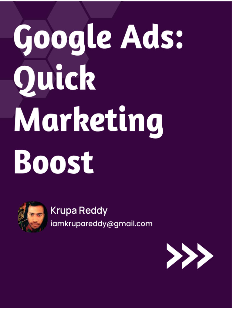 Google Ads - Quick Marketing Boost | PDF
