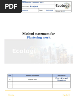 Work Method Statement - POP PUNNING | PDF | Plaster | Civil Engineering