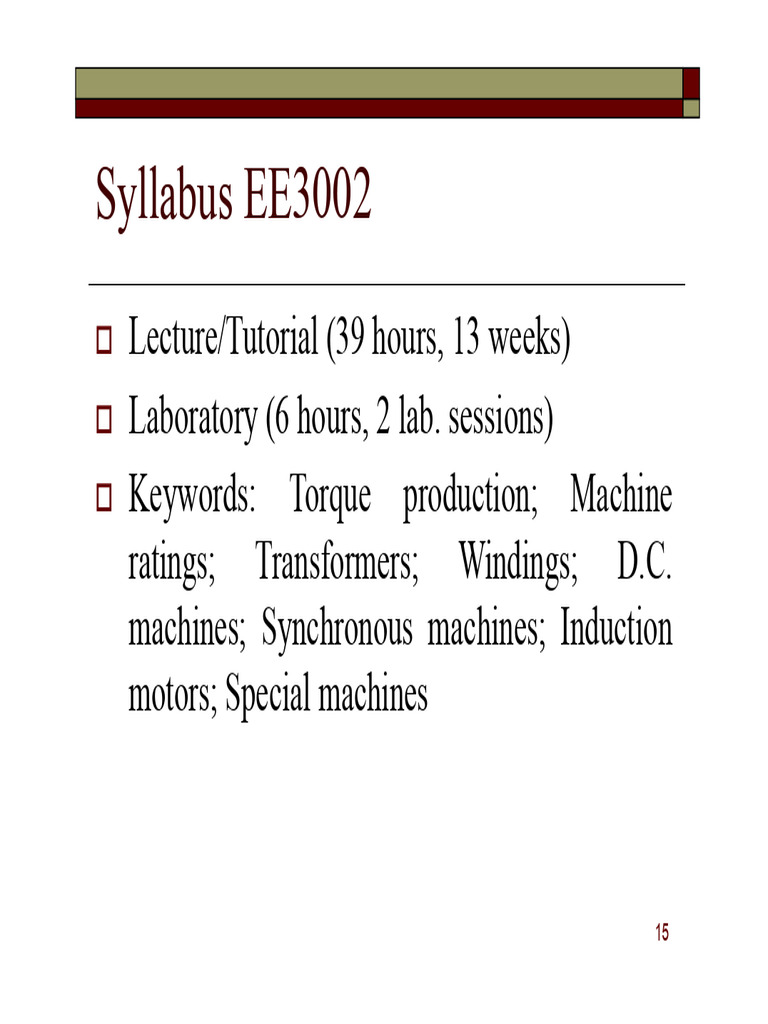EE3002 Introduction 4 | PDF