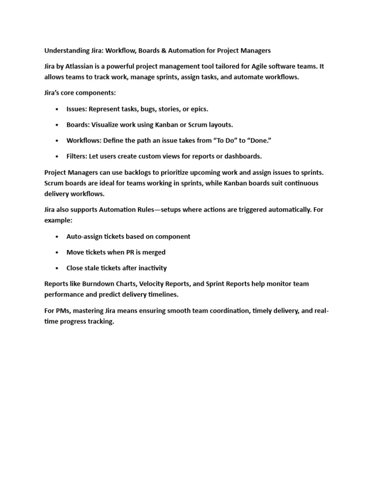 Understanding Jira | PDF