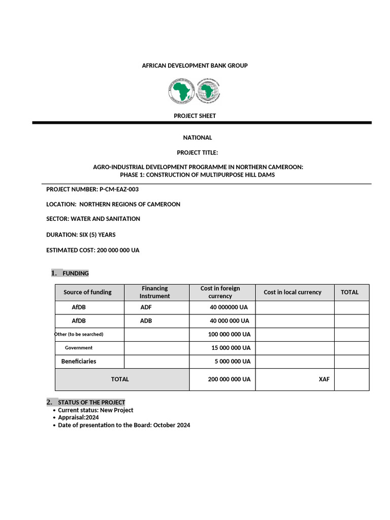 Agro-Industrial Development in Cameroon | PDF | Climate Change ...
