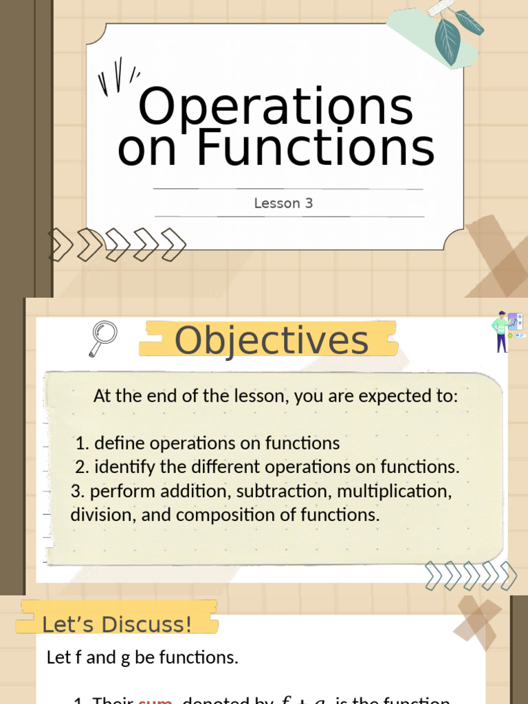 Operations On Functions | PDF