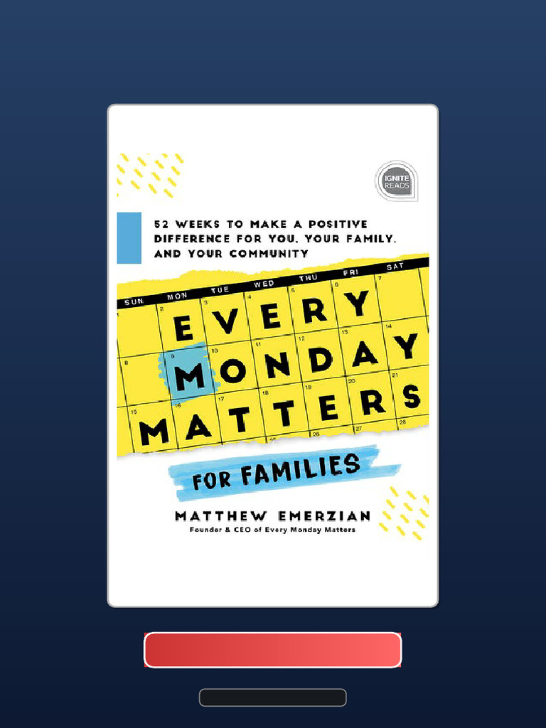 Complete Bundle Every Monday Matters for Families 52Weeks to Make ...