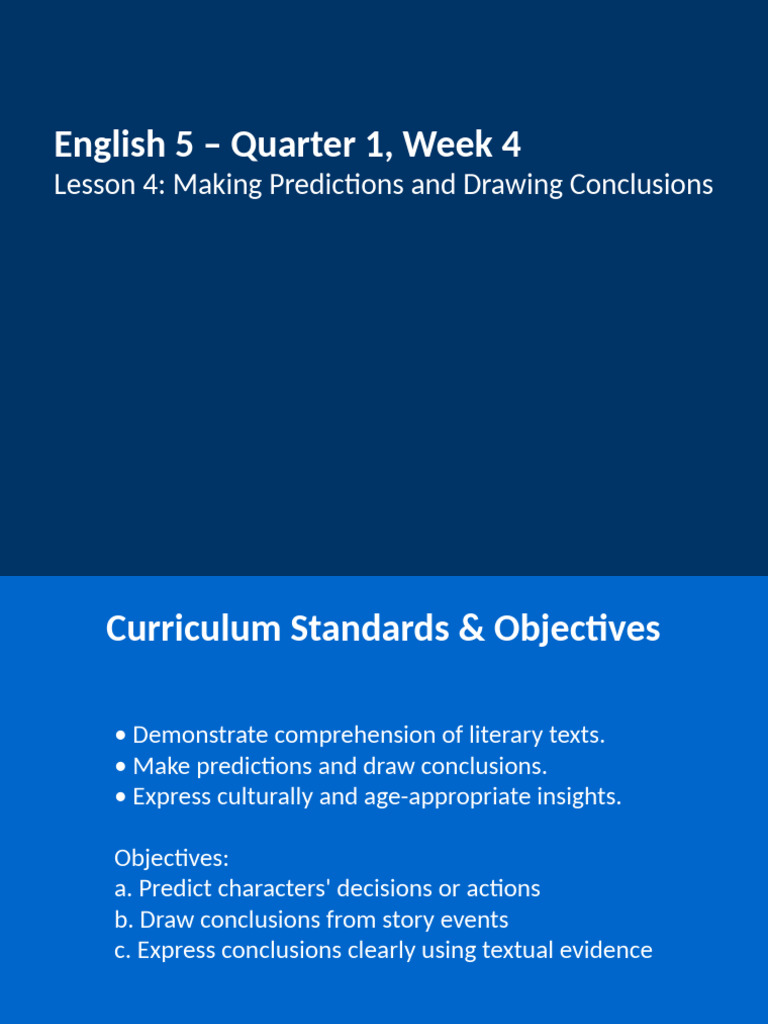English5 Lesson4 Week4 ColorfulPresentation | PDF