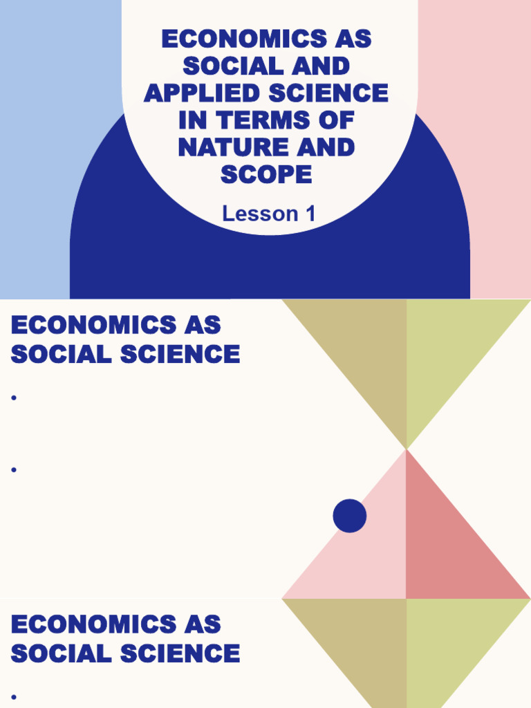 Economics: Nature, Scope, and Application | PDF | Economics ...