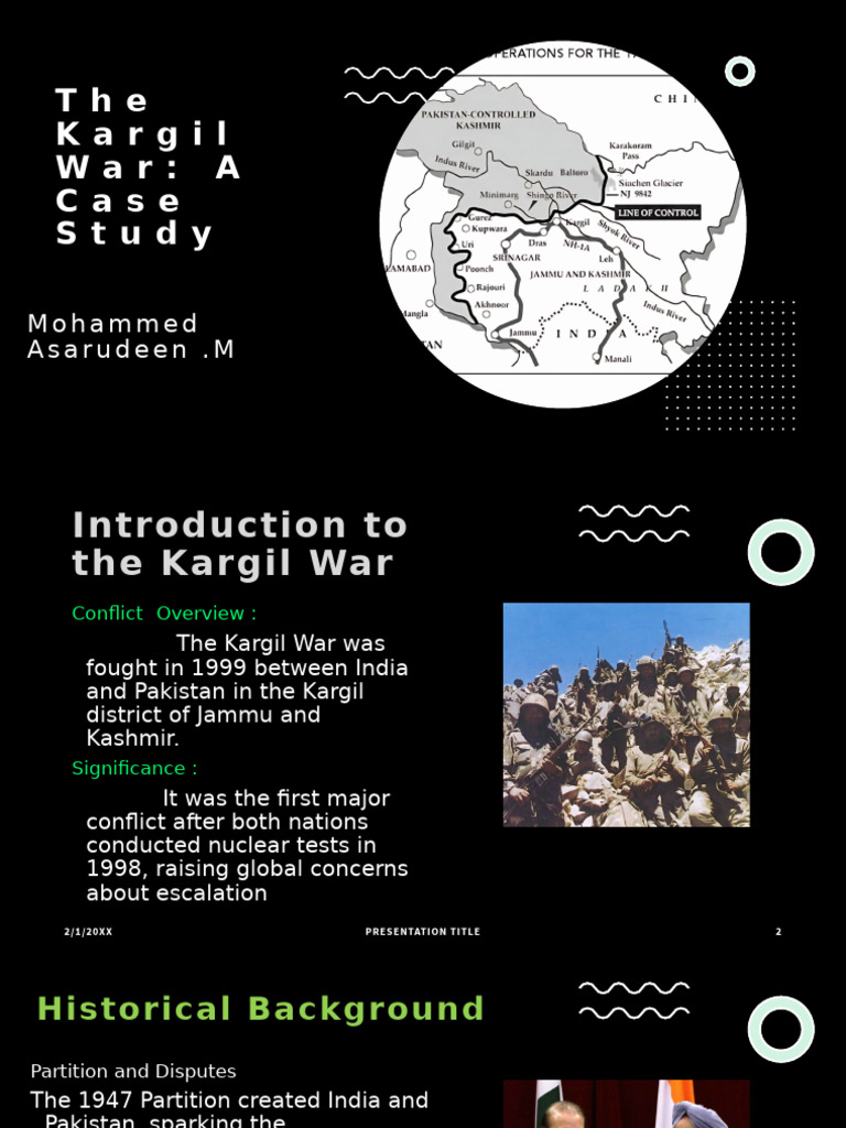 The Kargil War (Mohammed Asarudeen .M) | PDF | Military | Warfare