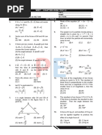 MCQs on Vectors for Class 11 | PDF | Euclidean Vector | Force