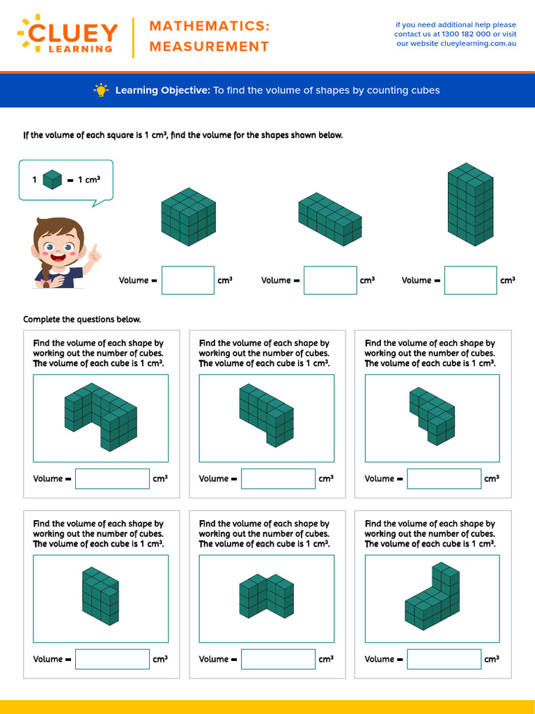 Volume Calculation for Grade 4 Shapes | PDF | Volume | Shape