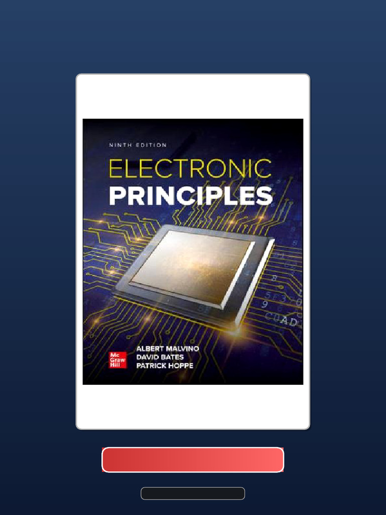 Complete Bundle Electronic Principles 9th Edition Malvino HQ File | PDF | Amplifier | Multiple ...