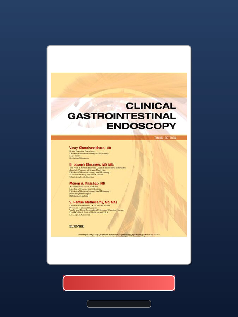 Complete Bundle Clinical Gastrointestinal Endoscopy 3rd Edition HQ File ...