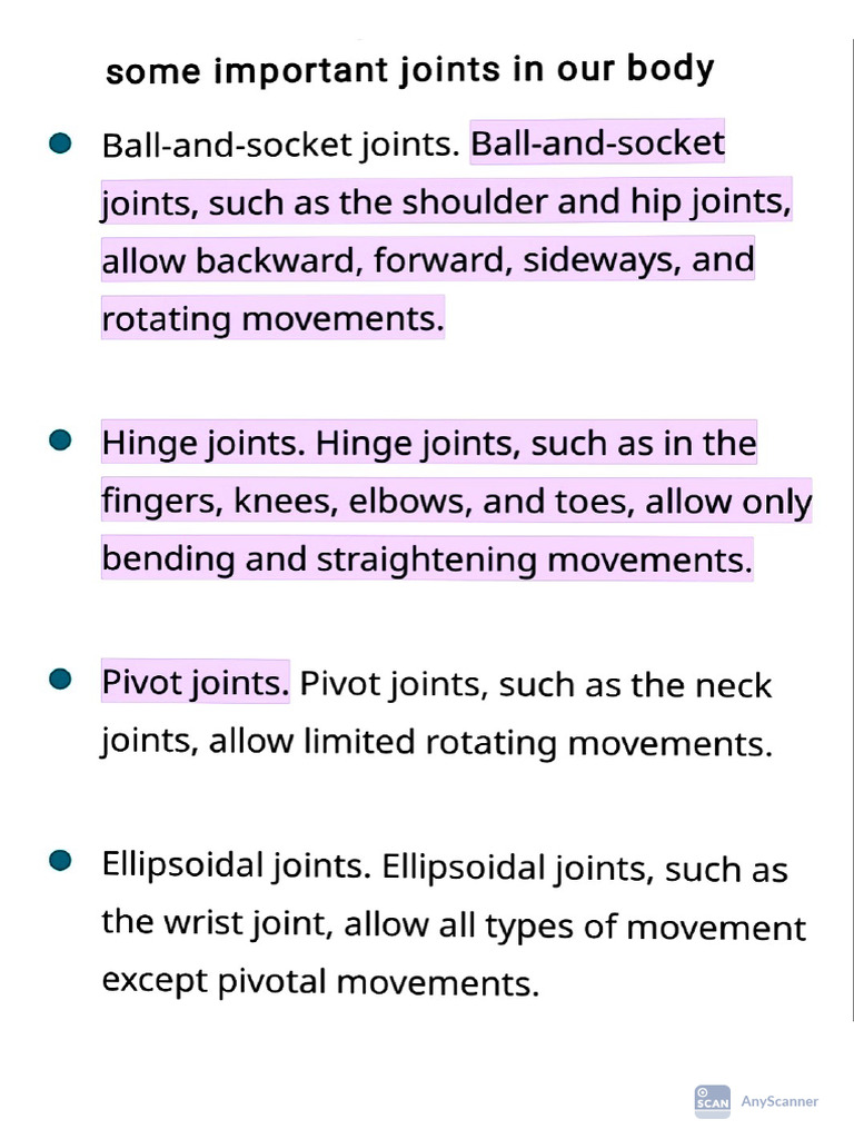 Body Movements | PDF