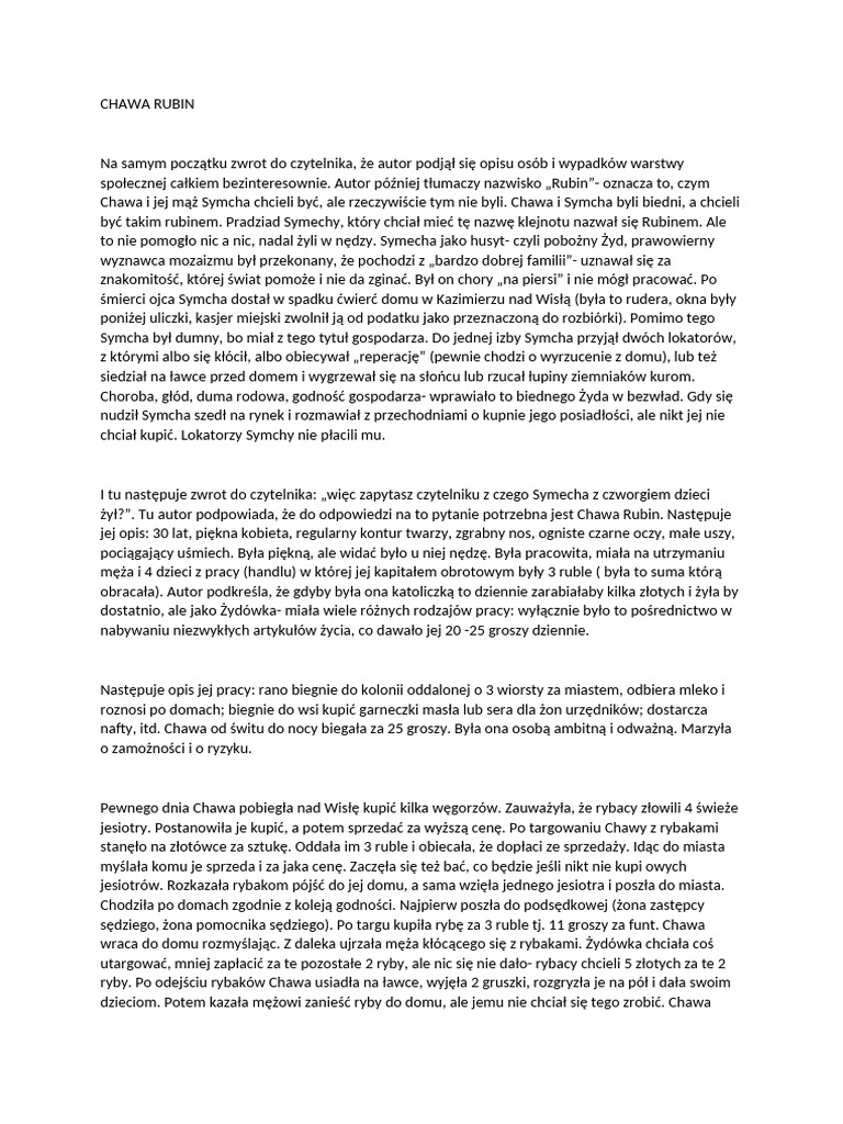Chawa Rubin | PDF