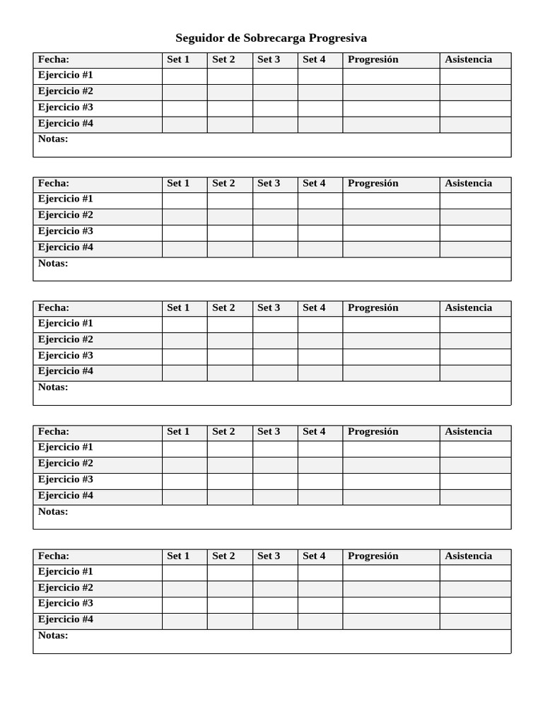 Seguidor de Sobrecarga Progresiva | PDF