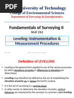 Lecture 5 Leveling Differential Leveling and Two Peg Test Method | PDF ...
