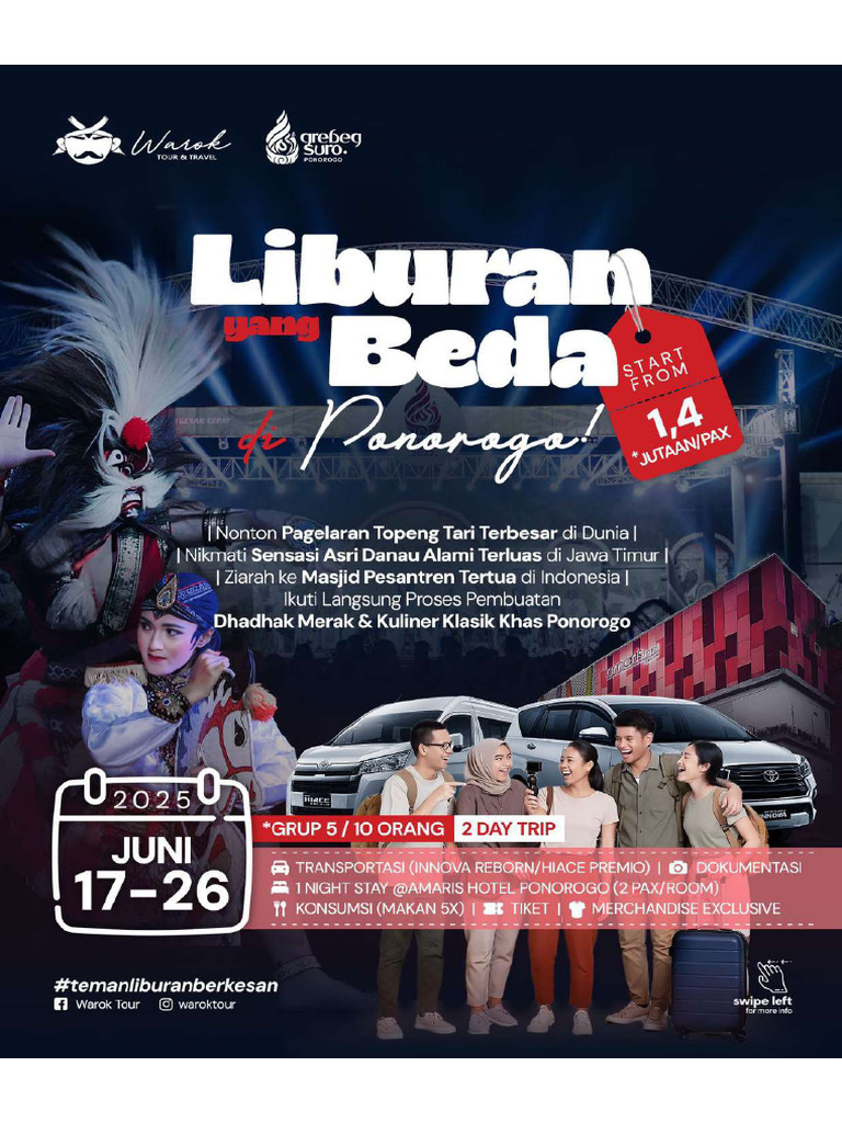 Ponorogo City Tour 2D1N | PDF