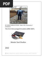 The First Chimurenga Notes | PDF | Zimbabwe | Unrest