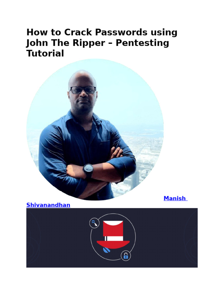 How To Crack Passwords Using John The Ripper | PDF | Password ...