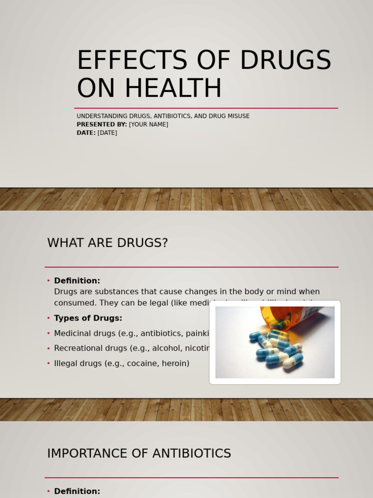 Effects of Drugs On Health | PDF