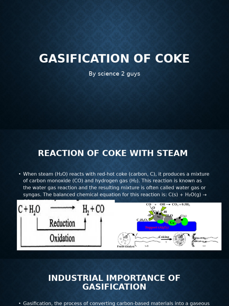 Coke Gasification Process Overview | PDF