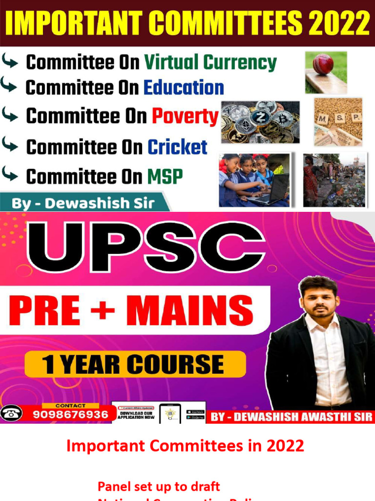 Karve and Gurupadaswamy Committees Overview | PDF | Government Of India ...