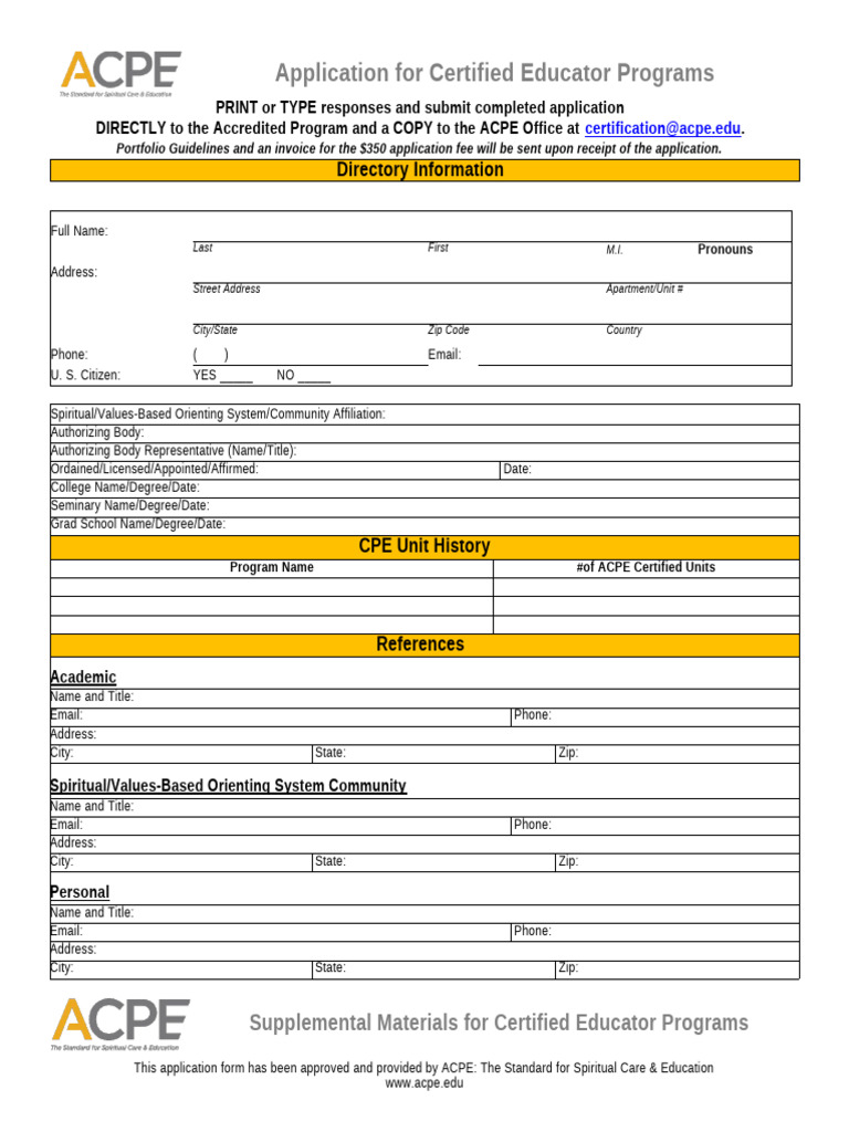 Certified Educator Application Guide | PDF