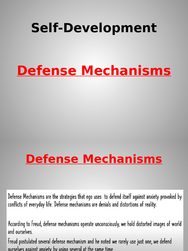 Defense Mechanisms | PDF