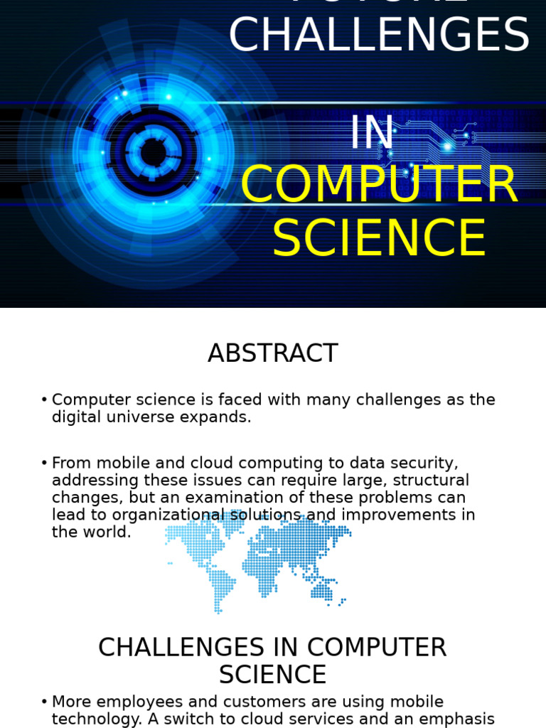 Future Challenges in Computer Science | PDF | Cloud Computing ...
