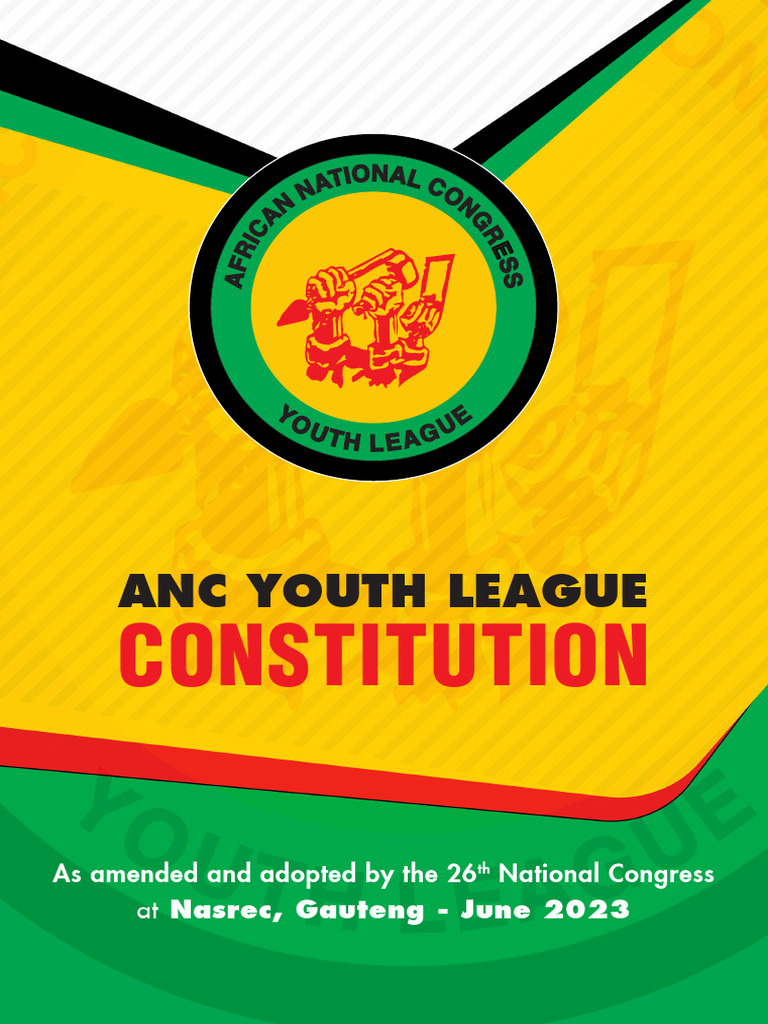 ANC Youth League Constitution 2023 | PDF | African National Congress ...