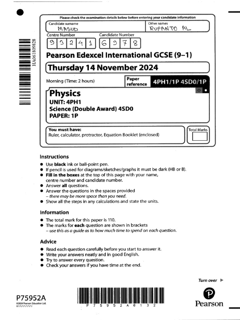 Physics P1 | PDF