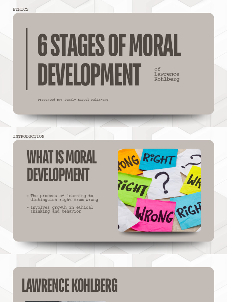 6 Stages of Moral Development - 20250622 - 233029 - 0000 | PDF