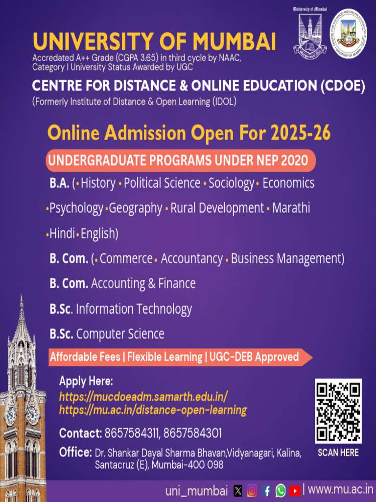Cdoe Addmission | PDF