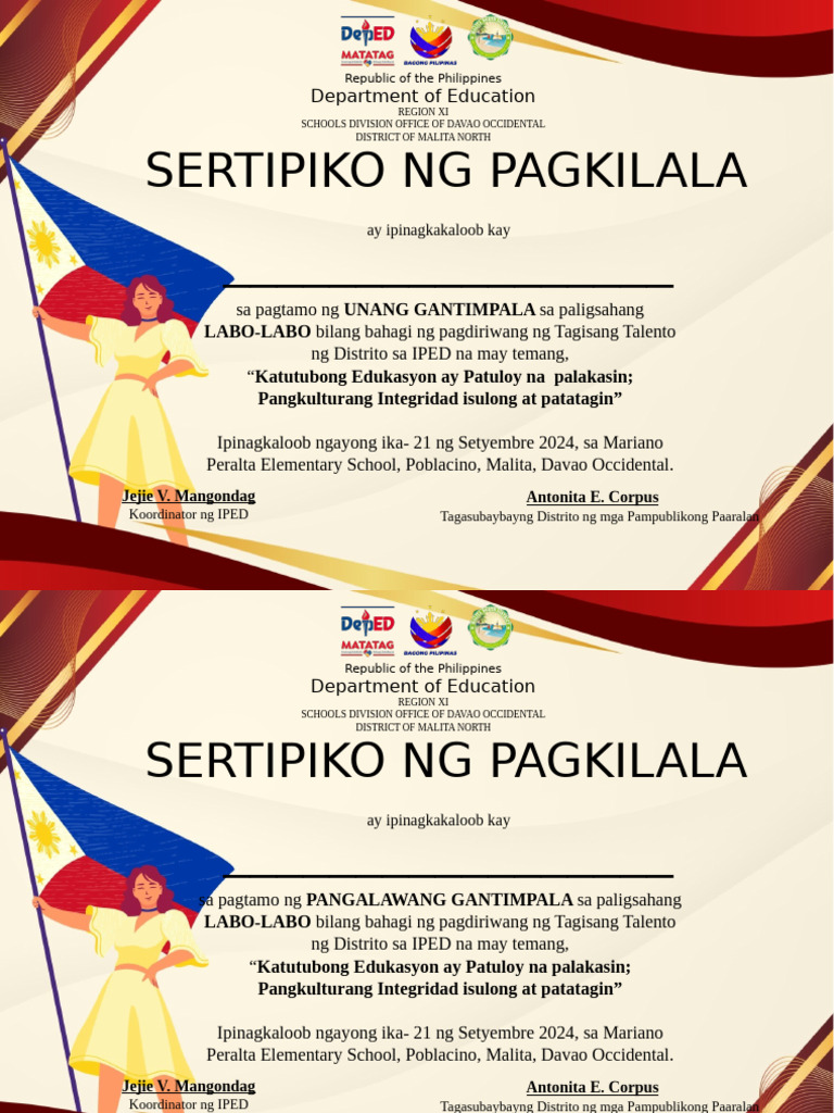 Cert Labo Labo | PDF