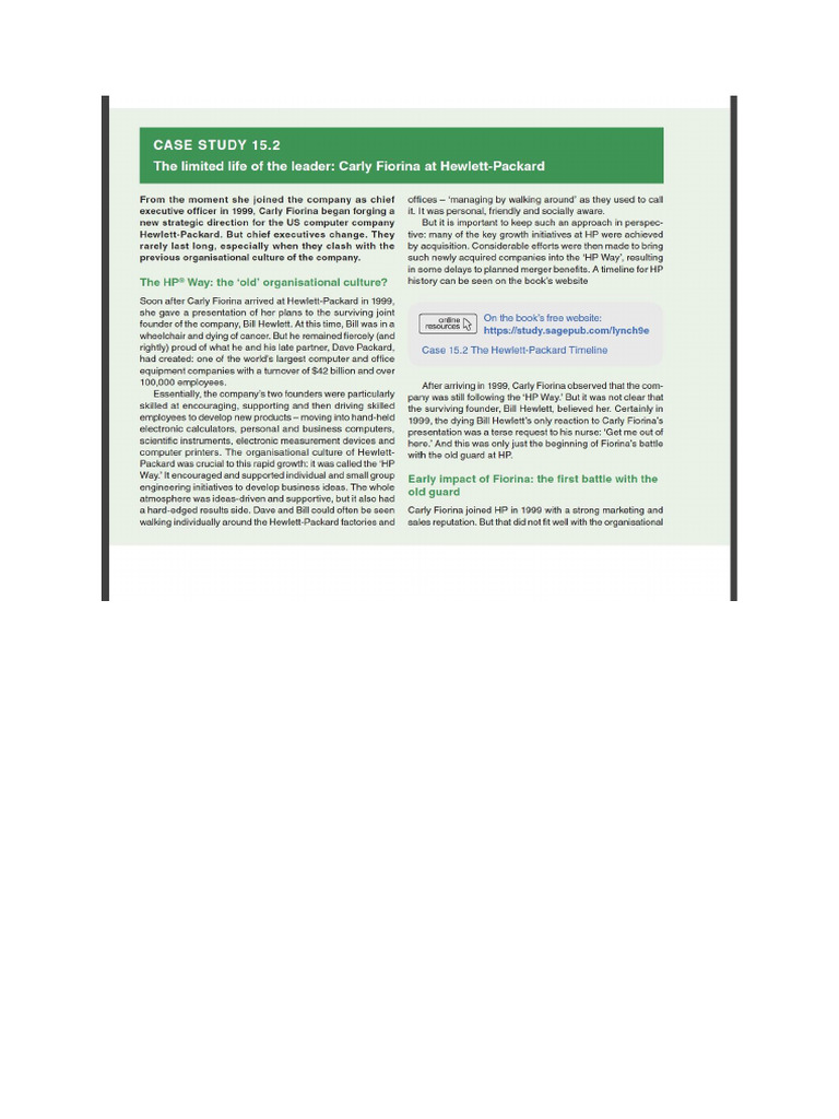 Case Study Seminar 8 | PDF
