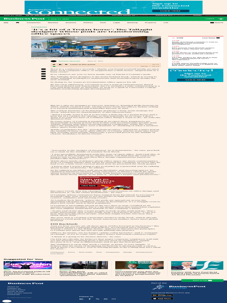 Transforming Office Spaces with Nook Pods | PDF