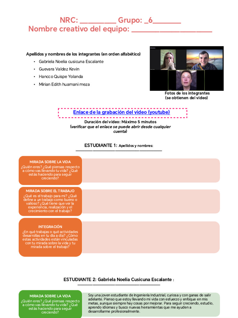 Trabajo Grupal | PDF | Amor | Felicidad