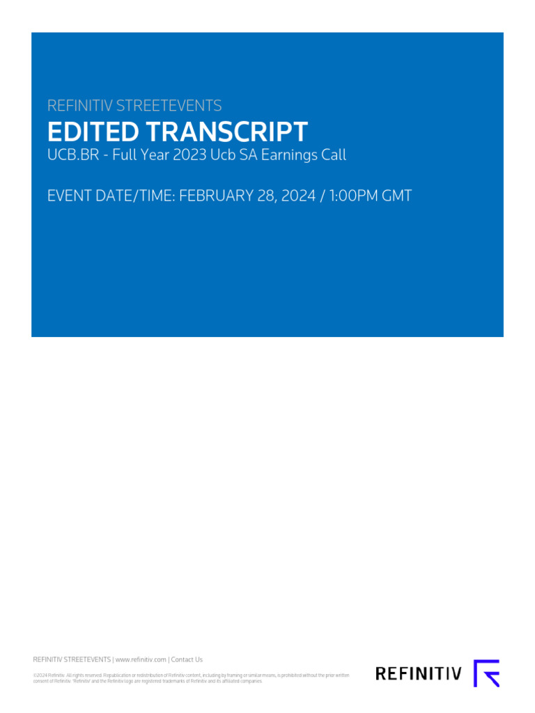 2023 Full-Year Presentation-Transcript | PDF