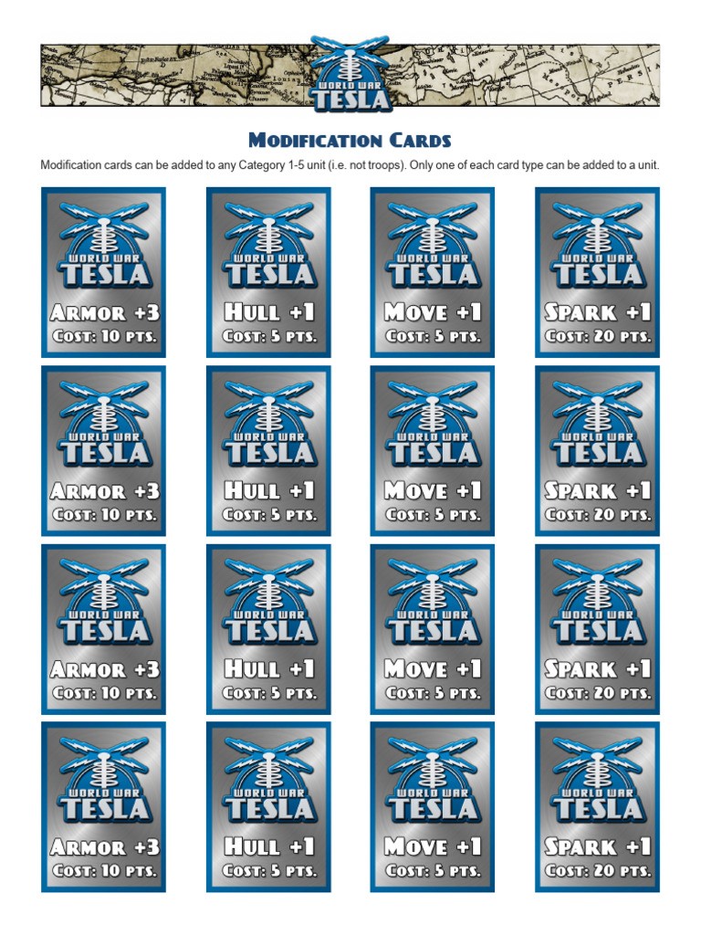 WWT Mod Cards | PDF