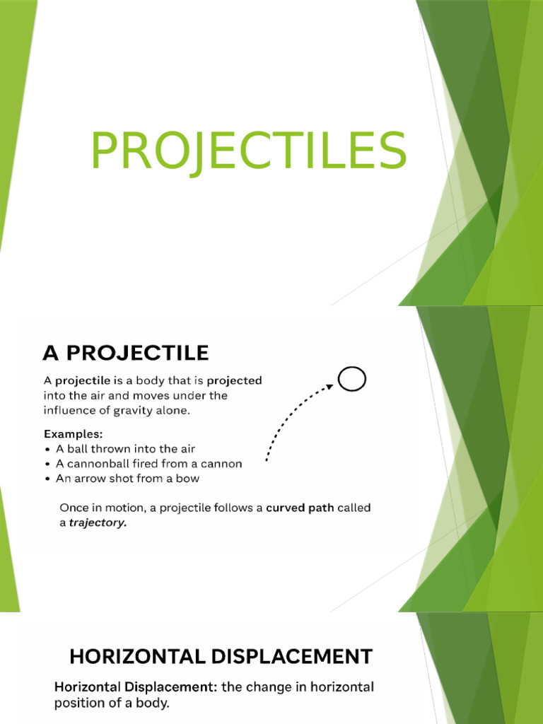 Projectiles | PDF