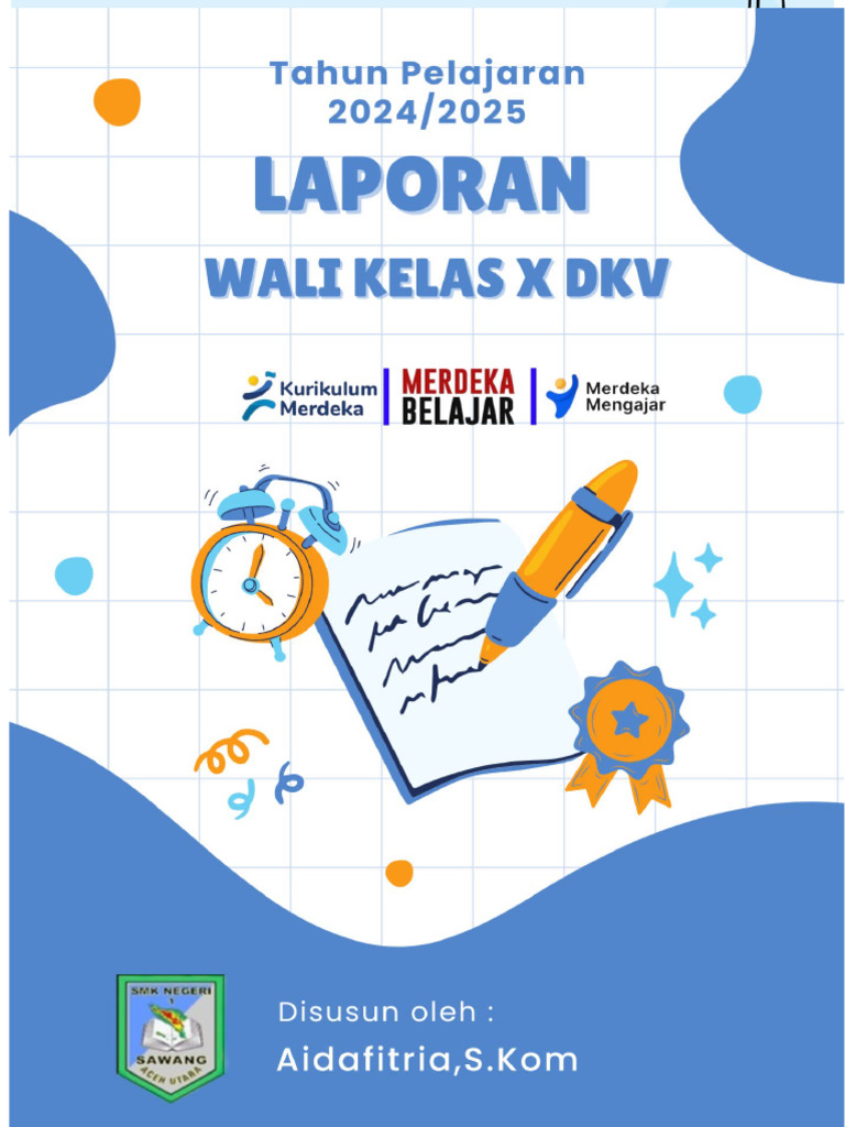 Laporan Program Kerja Wali Kelas | PDF