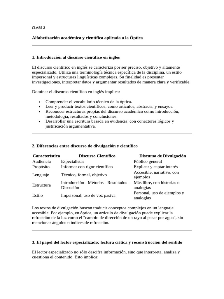 Class 3 | PDF | Publicación Académica | Evidencia