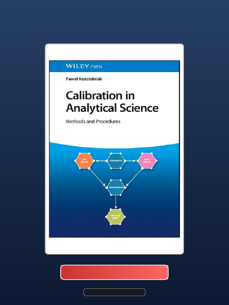 Calibration in Analytical Science Methods and Procedures 1st Edition Pawe Kocielniak Official ...