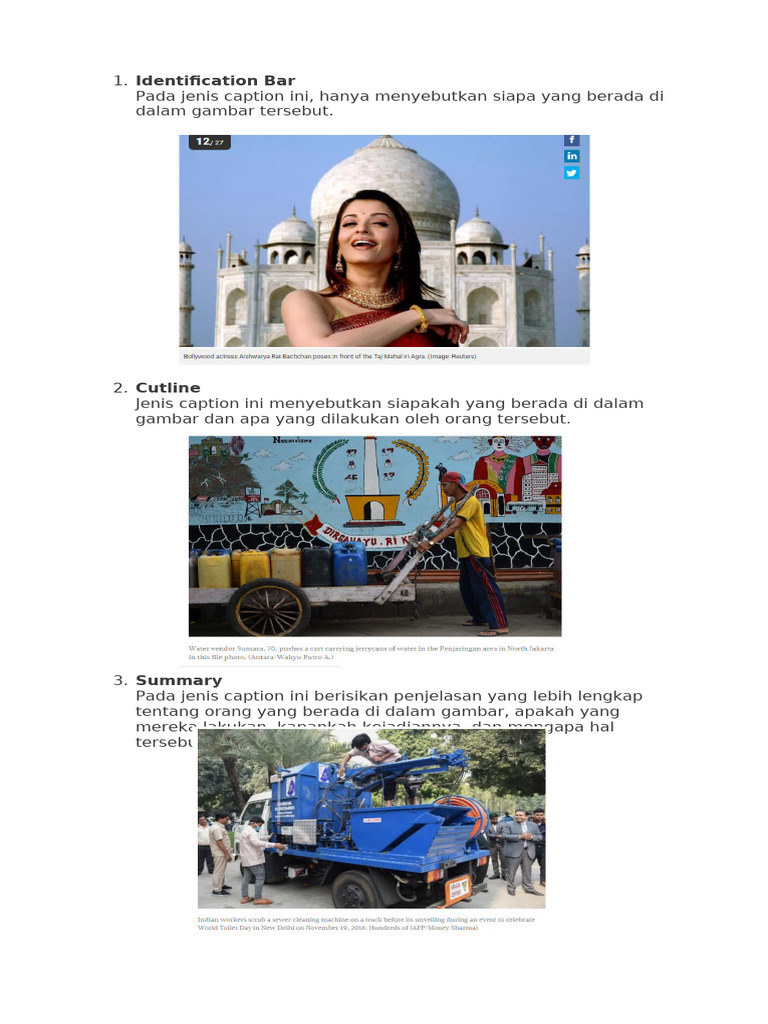 Contoh Caption | PDF