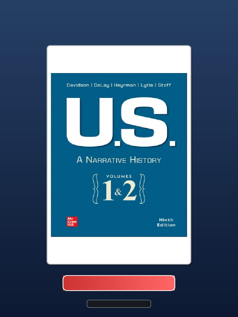 Complete Bundle US Narrative History 9th Edition Davidson HQ File | PDF ...