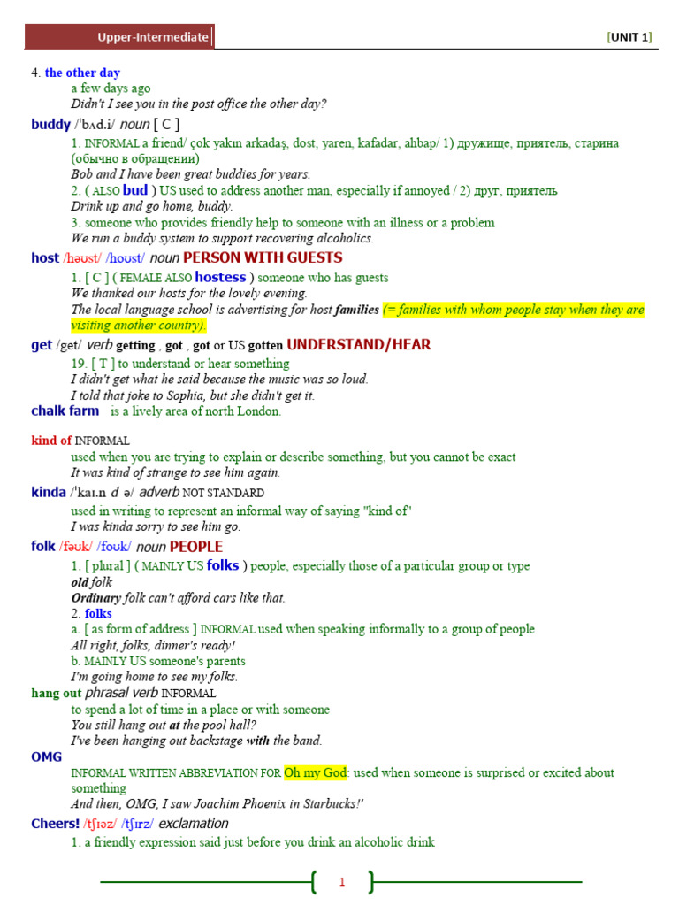 Upper-Intermediate Unit 1 | PDF | Verb | Greenhouse Effect
