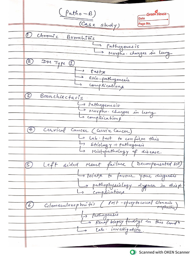 Patho Case Study | PDF